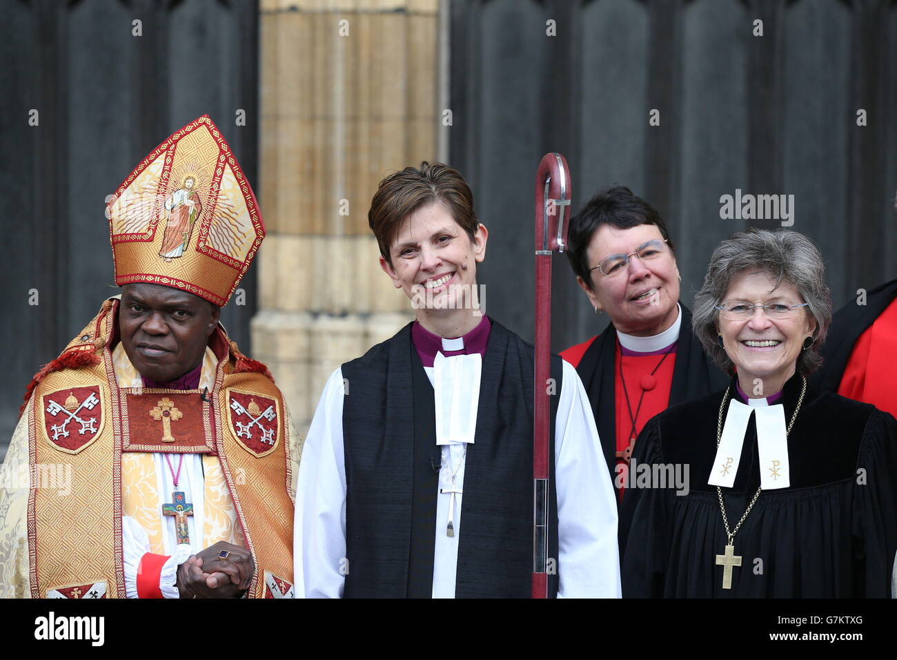 First female Bishop consecration Stock Photo - Alamy