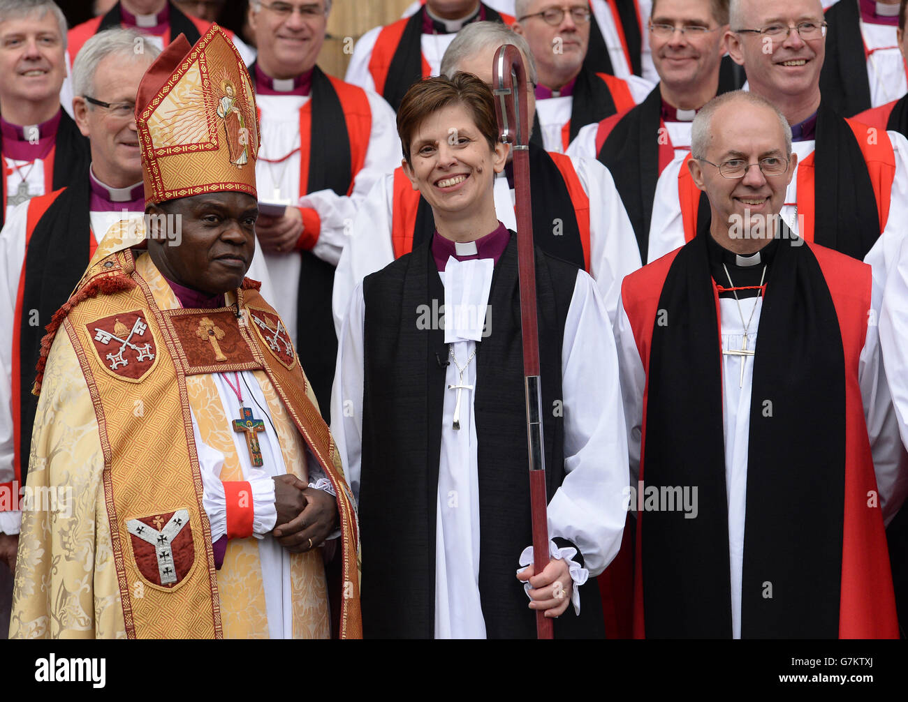 First female Bishop consecration Stock Photo - Alamy