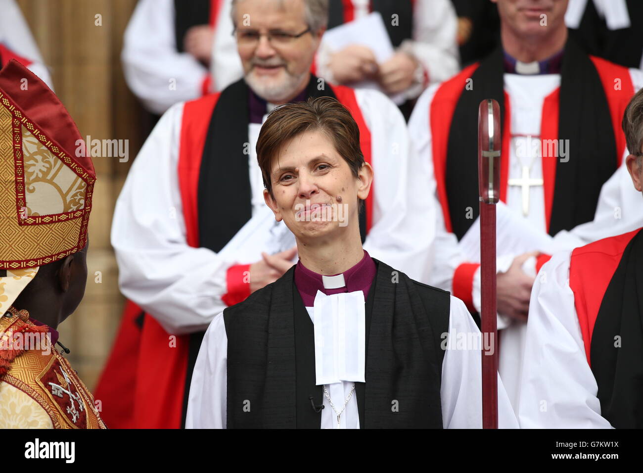 First female Bishop consecration Stock Photo - Alamy
