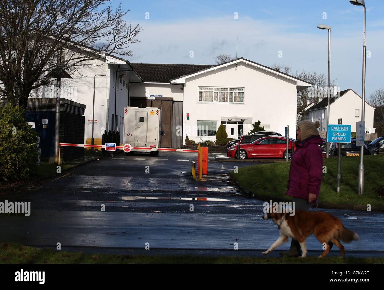 The entrance to Cornton Vale prison in Stirling. Plans to build a new ...