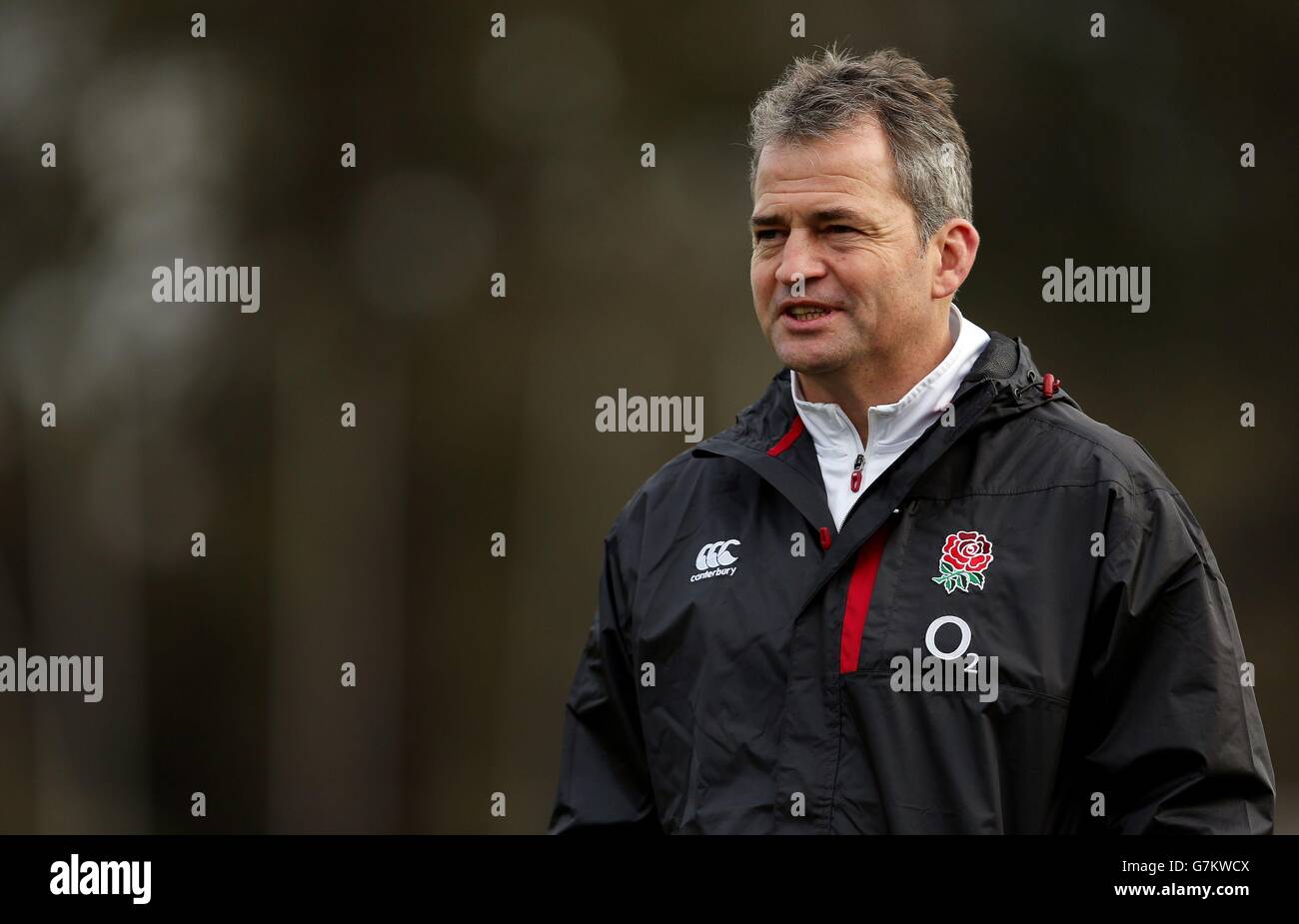 England Saxons head coach Jon Callard during an England Saxons training ...