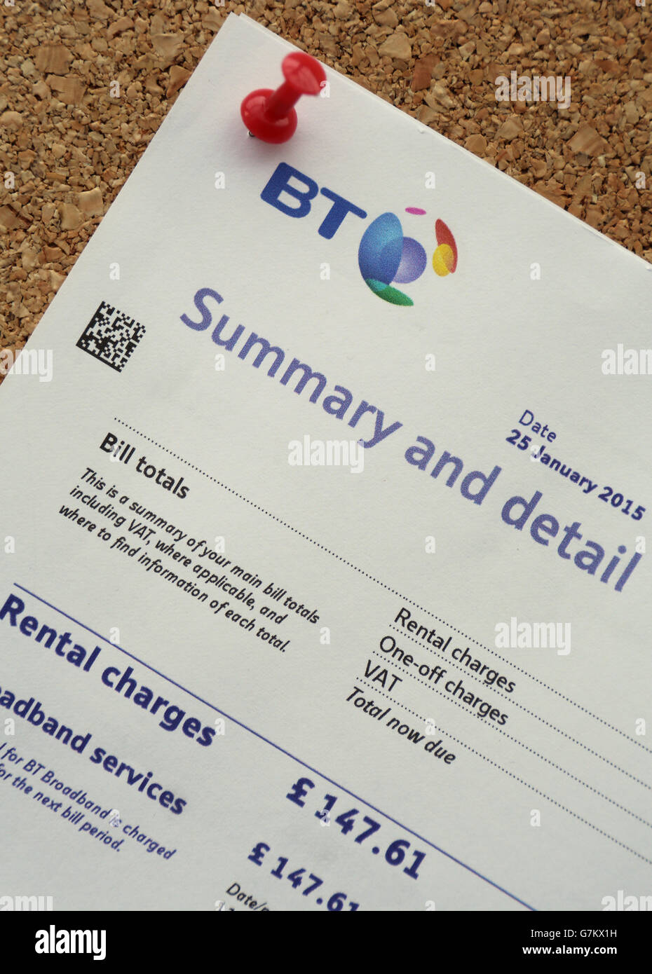 Broadband phone bill hi-res stock photography and images - Alamy