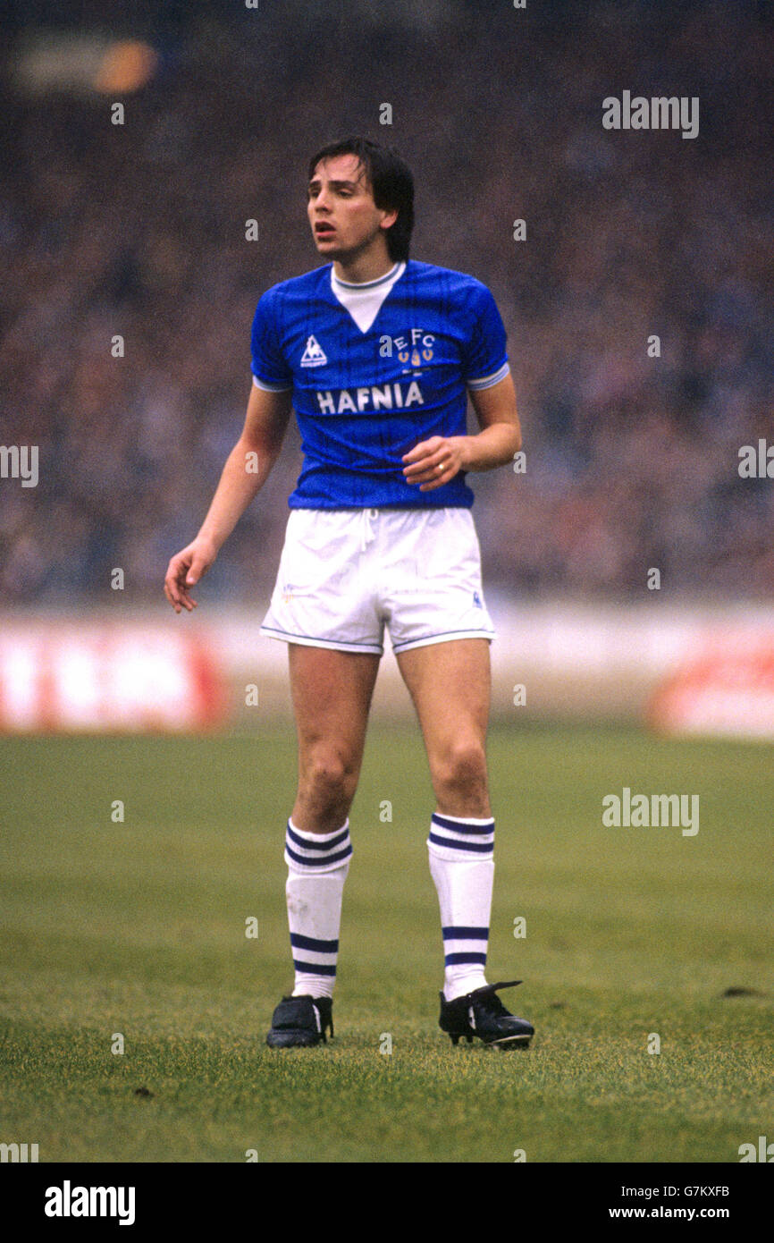 Soccer milk cup final liverpool v everton wembley stadium hi-res stock ...