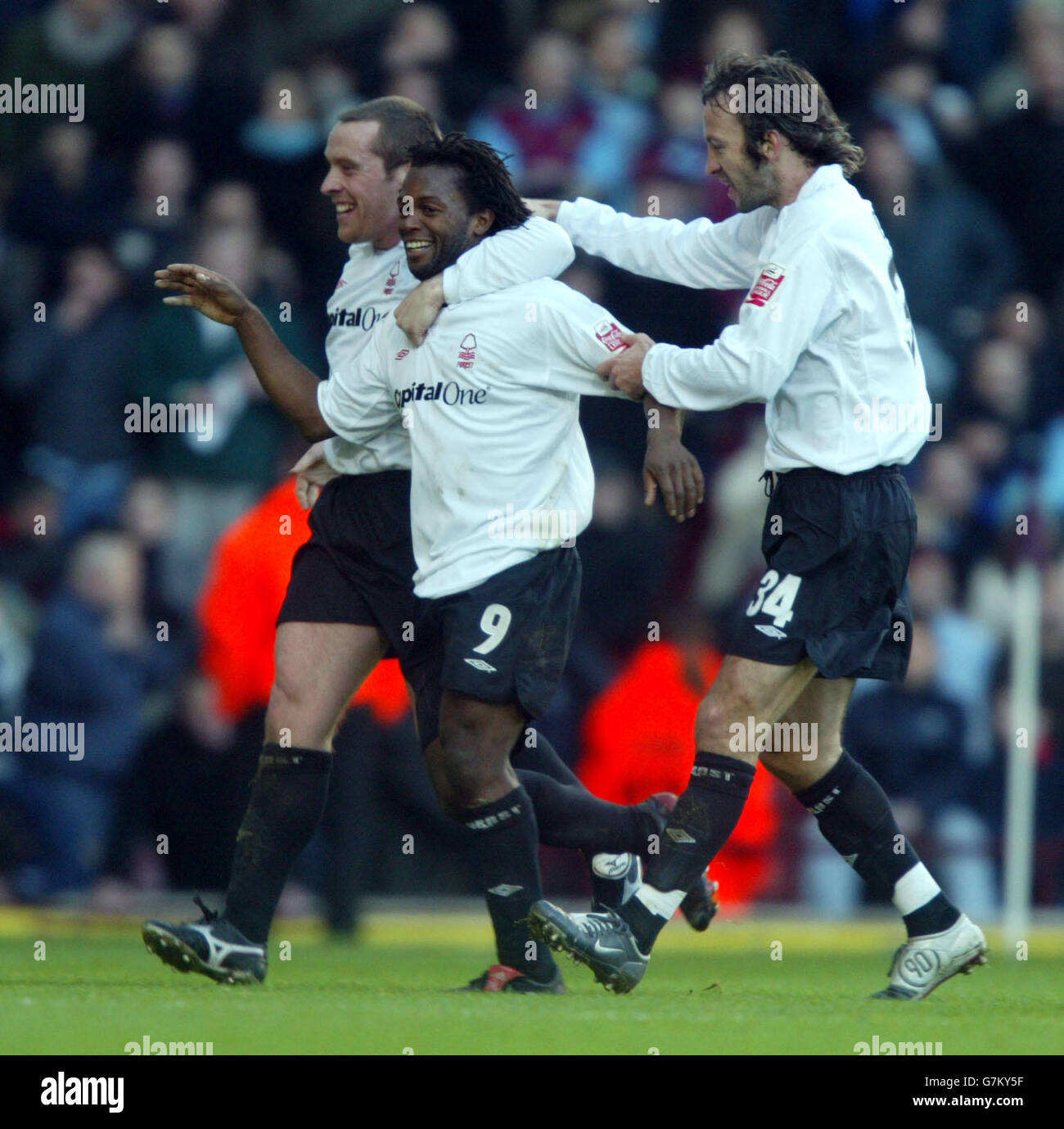 Nottingham Forest's David Johnson celebrates scoring the equalising ...