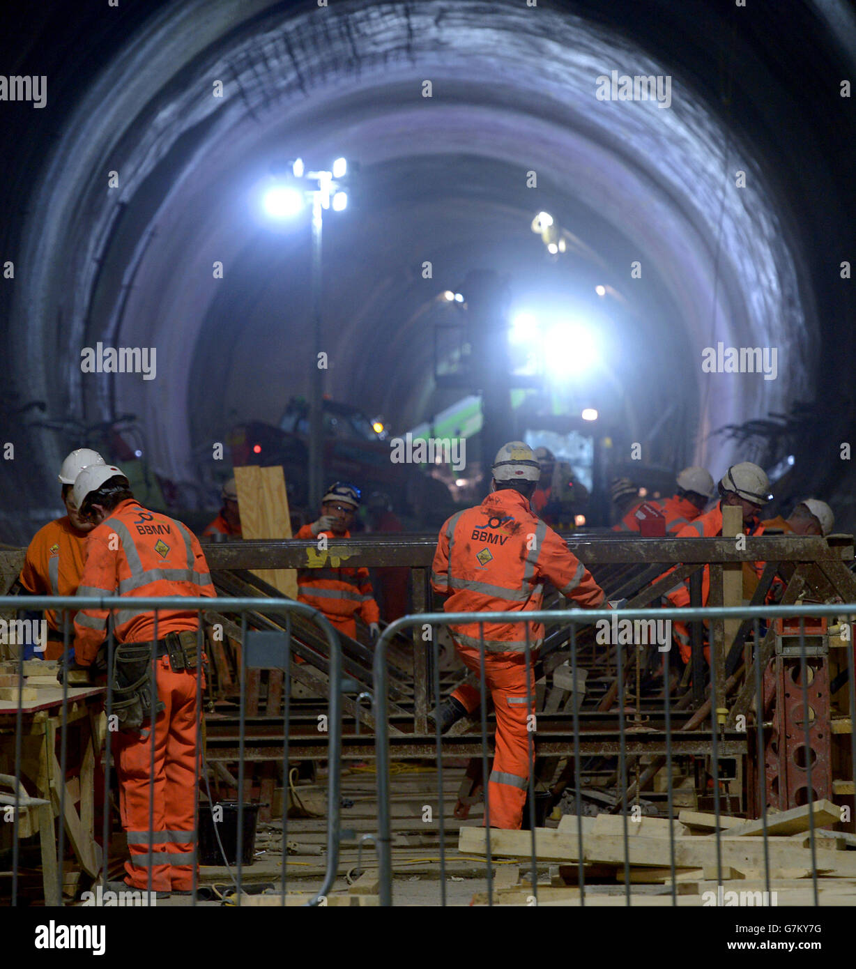 London crossrail dig hi-res stock photography and images - Alamy