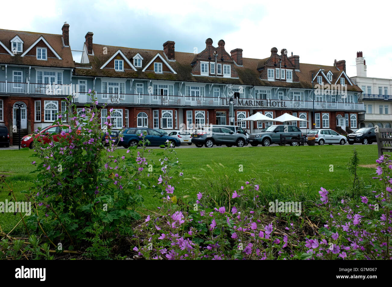 the marine hotel in whitstable coast town on the north coast of kent uk ...