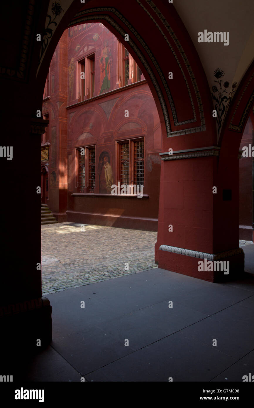The City Hall, or Rathaus, is the seat of the Basel government ...