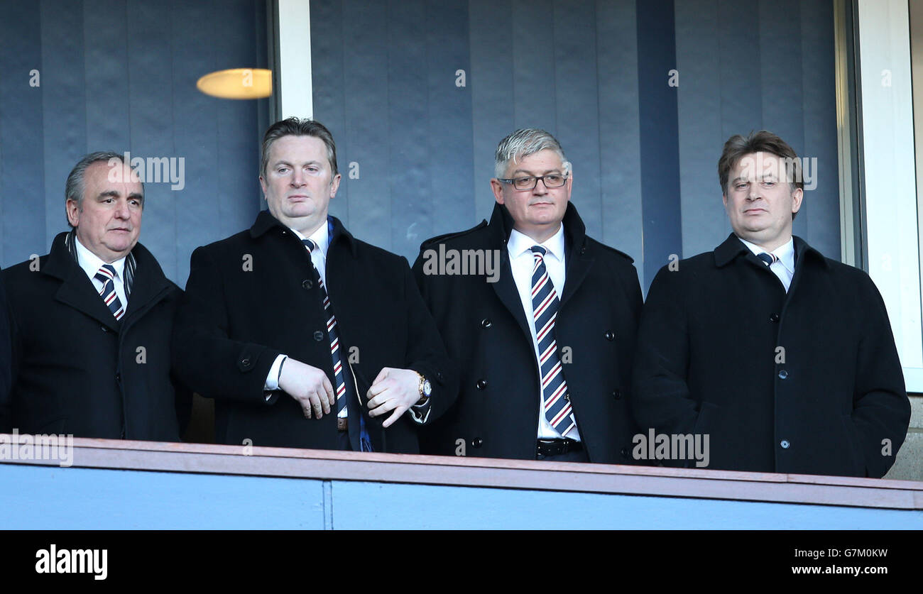 Rangers' Derek Llambias, Sandy Easdale, Barry Leach and James Easdale ...