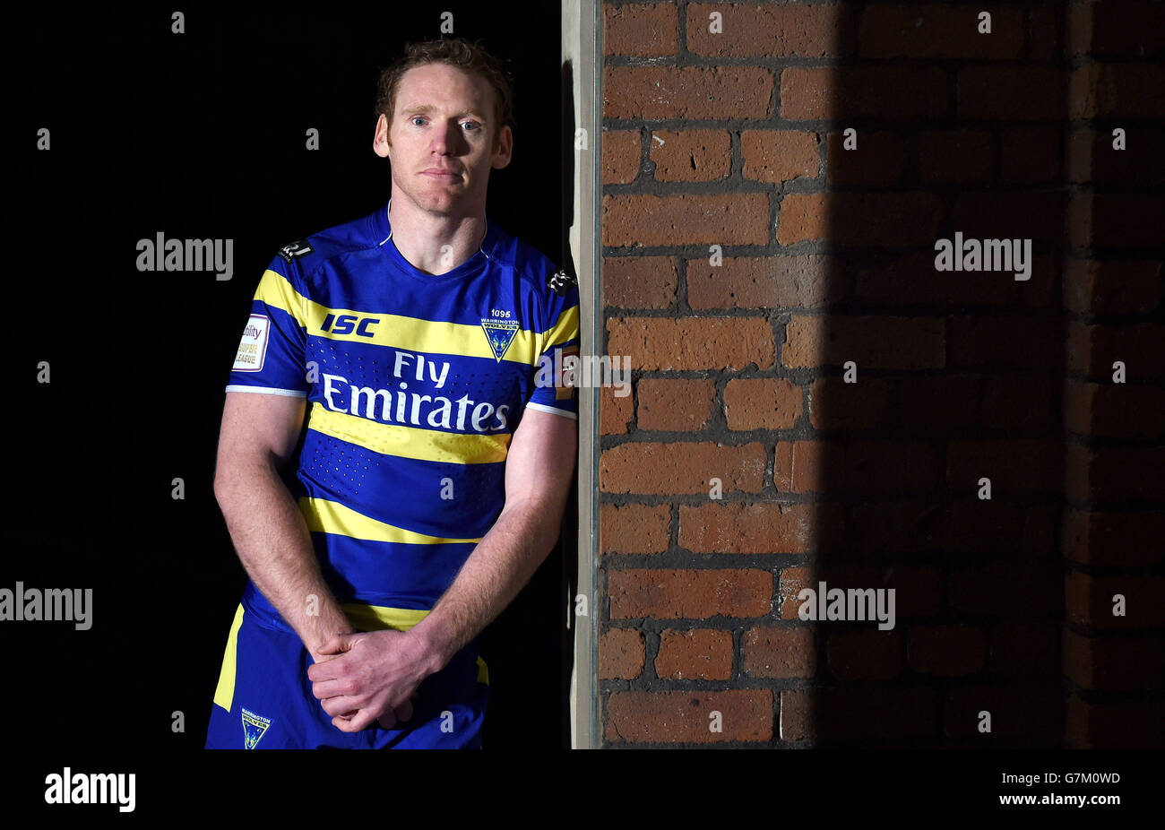Joel Monaghan, Warrington Wolves, during the 2015 First Utility Super ...
