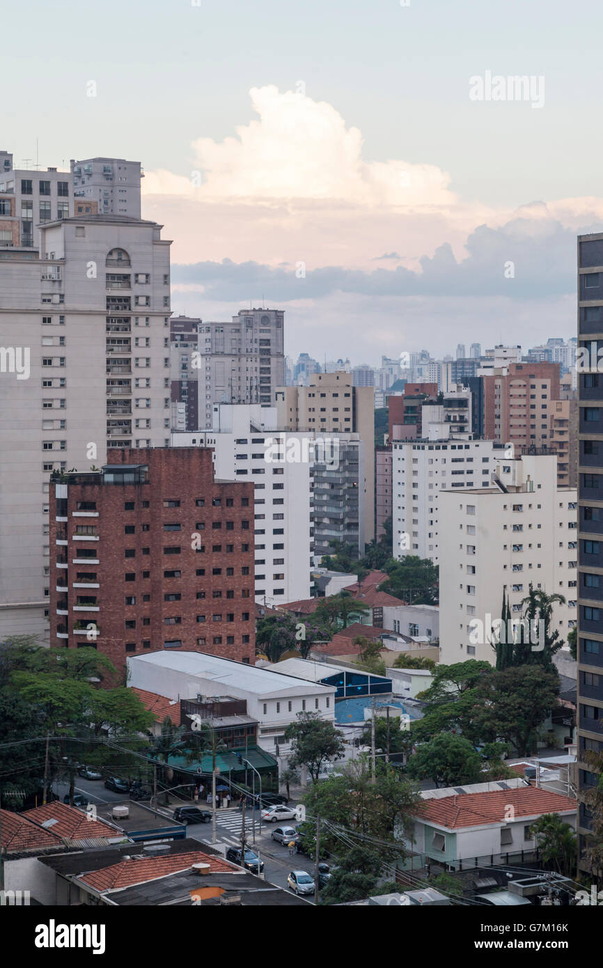Moema Sunrise Sao Paulo Brazil Stock Photo - Alamy