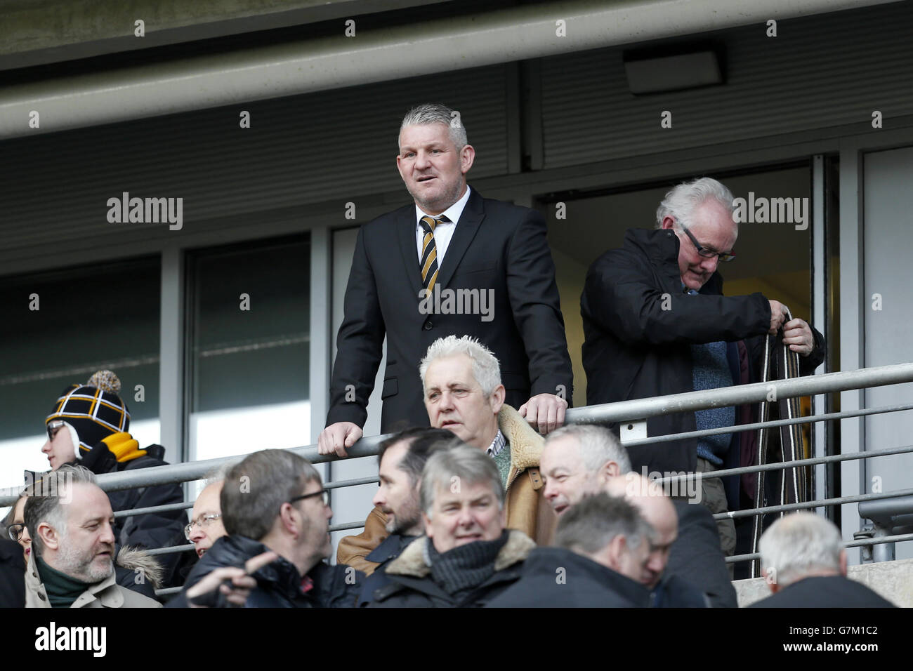 Hull city club ambassador dean windass in stands hi-res stock ...