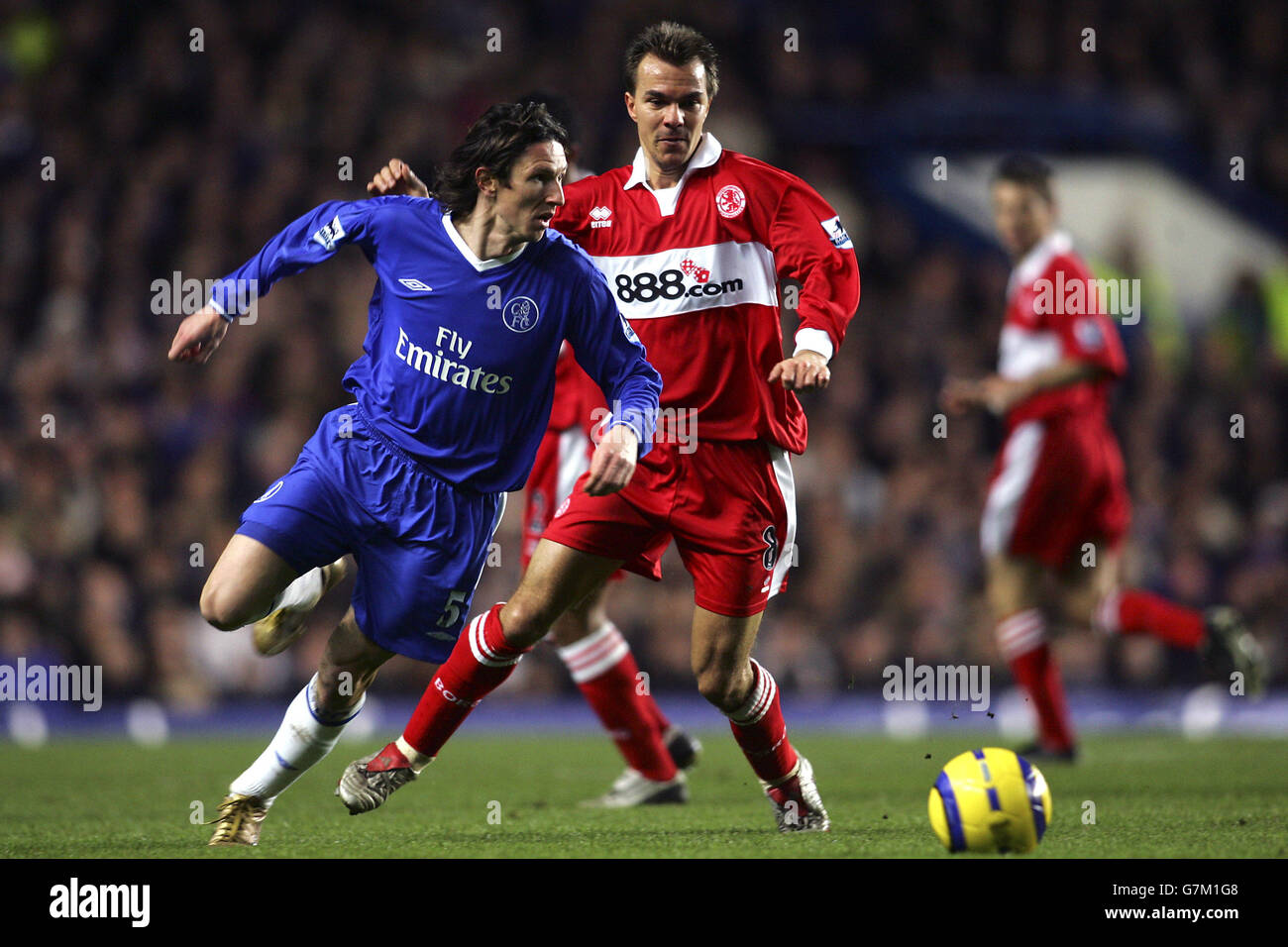Chelseas alexey smertin middlesbroughs szilard battle for the ball hi ...