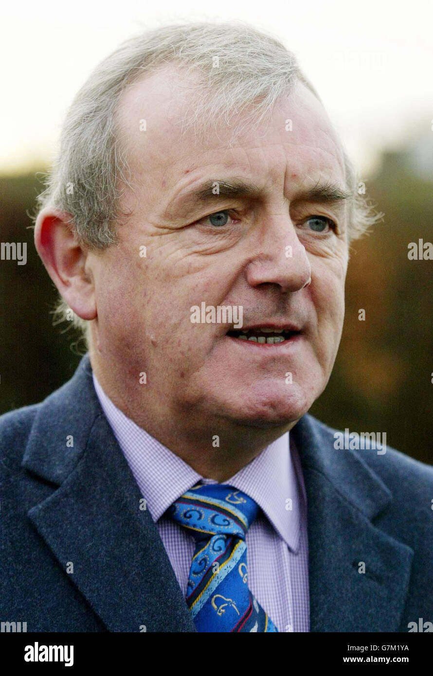 Headteacher Peter Walker speaks to the media as his school becomes the ...