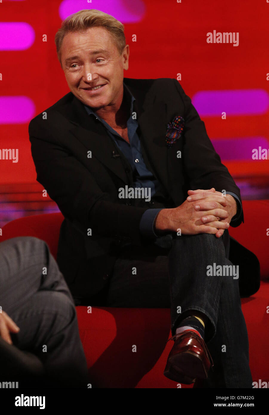 Michael Flatley during filming of the Graham Norton Show at the London ...