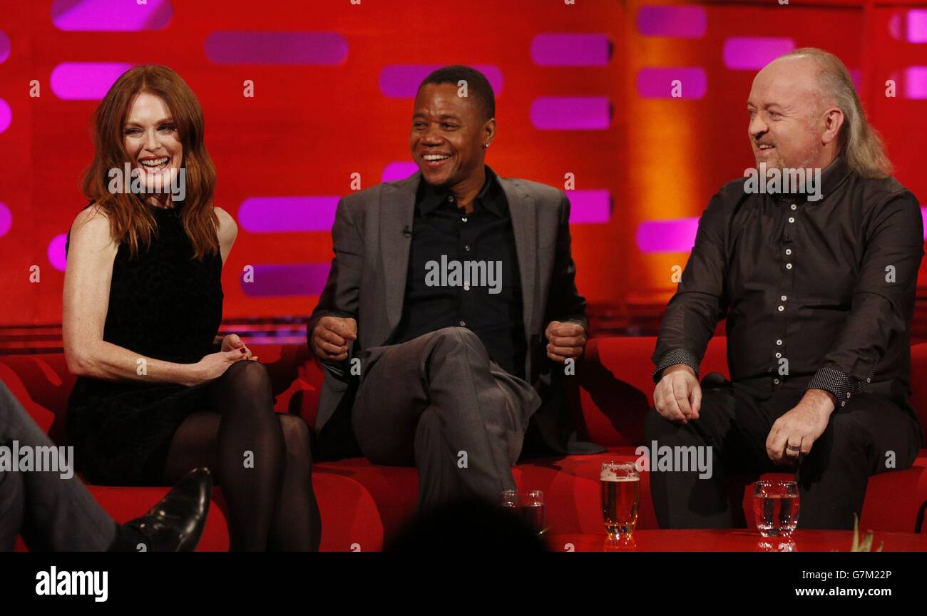 (Left to right) Julianne Moore, Cuba Gooding Jr., and Bill Bailey ...