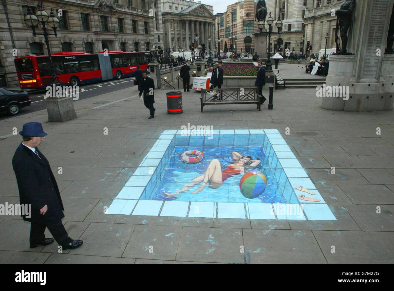 3d Sidewalk Chalk Art Julian Beever
