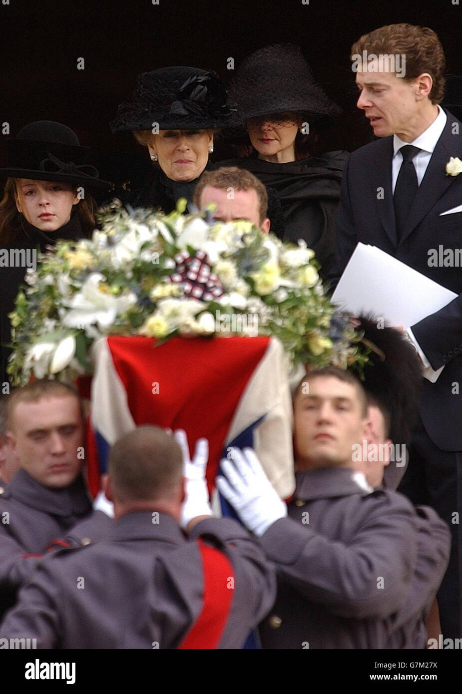 Sir Angus Ogilvy Funeral - Windsor Castle Stock Photo - Alamy