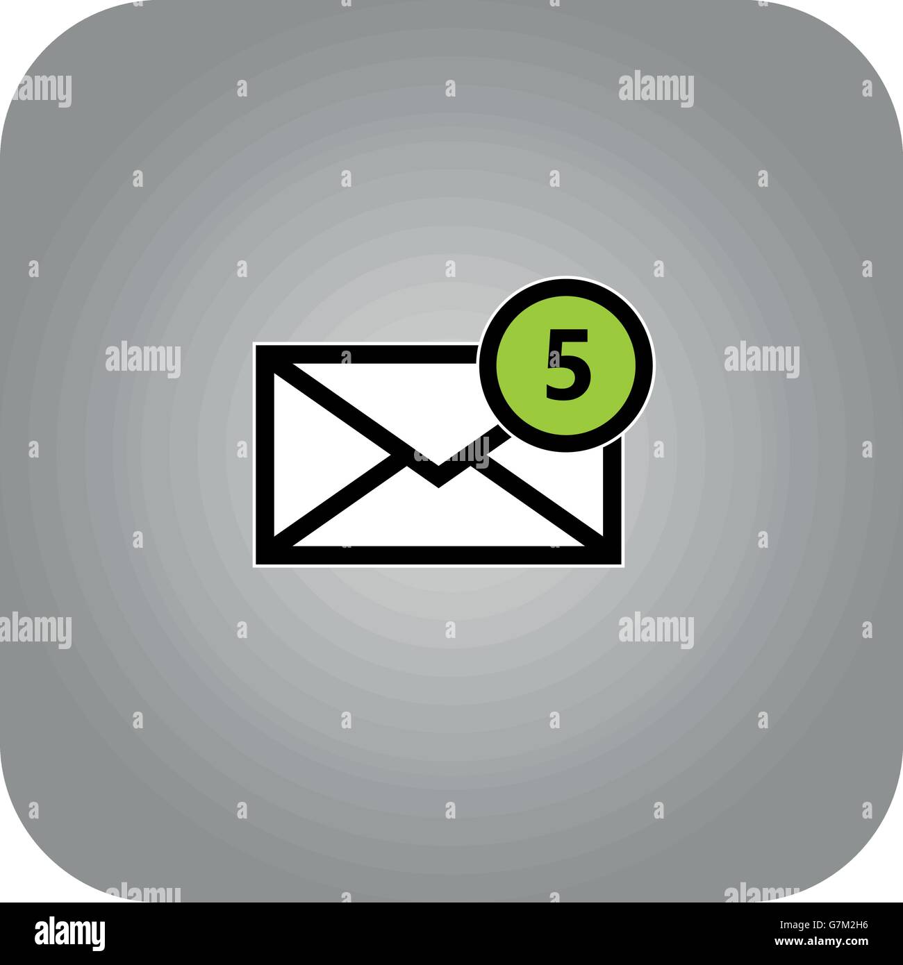 Email symbol letter icon - vector Stock Vector Image & Art - Alamy