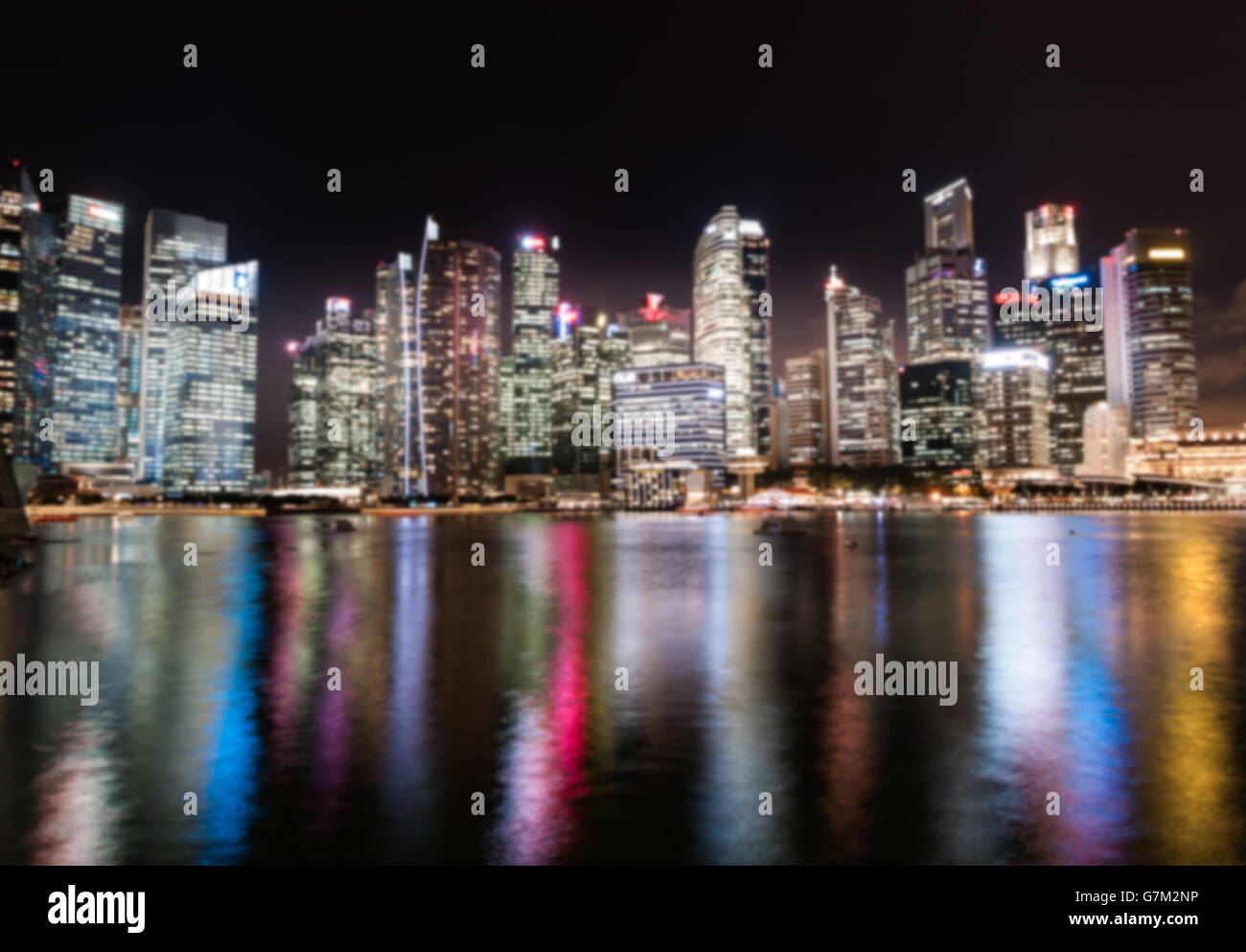 Blur background of cityscape architecture building business metropolis ...