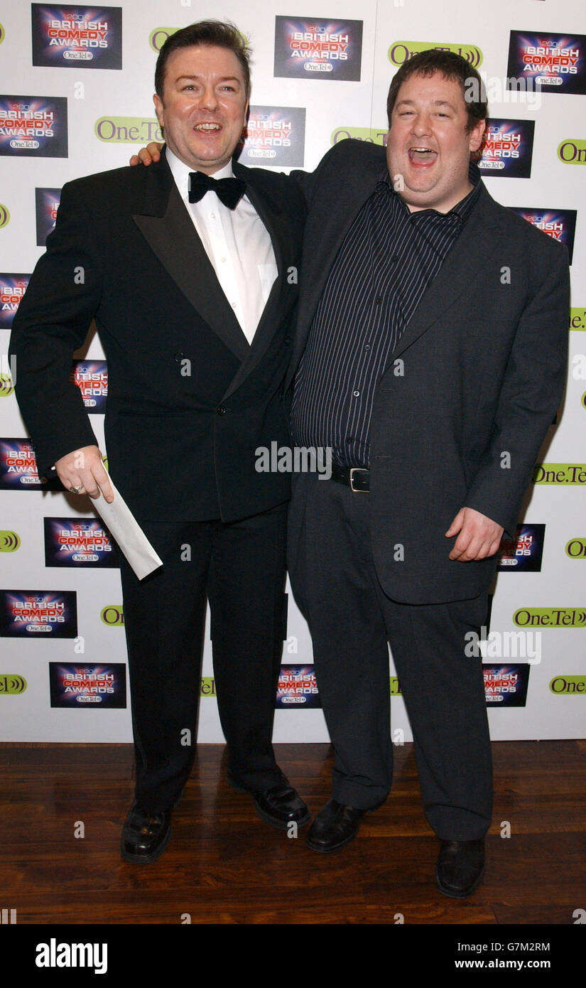 British Comedy Awards 2004 - London Television Studios. Ricky Gervais ...