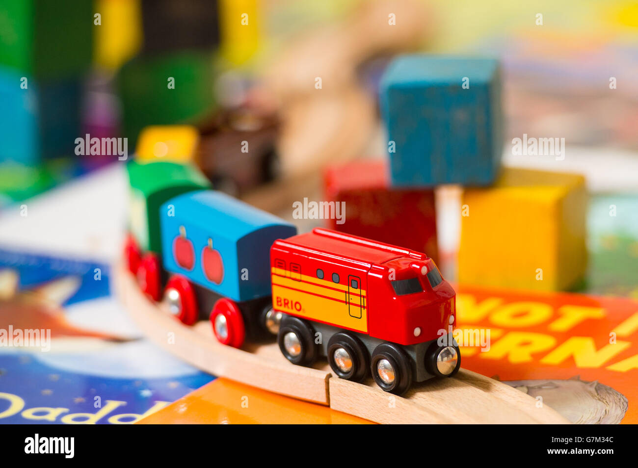 Generic stock photo shows a selection of children's toys, including ...