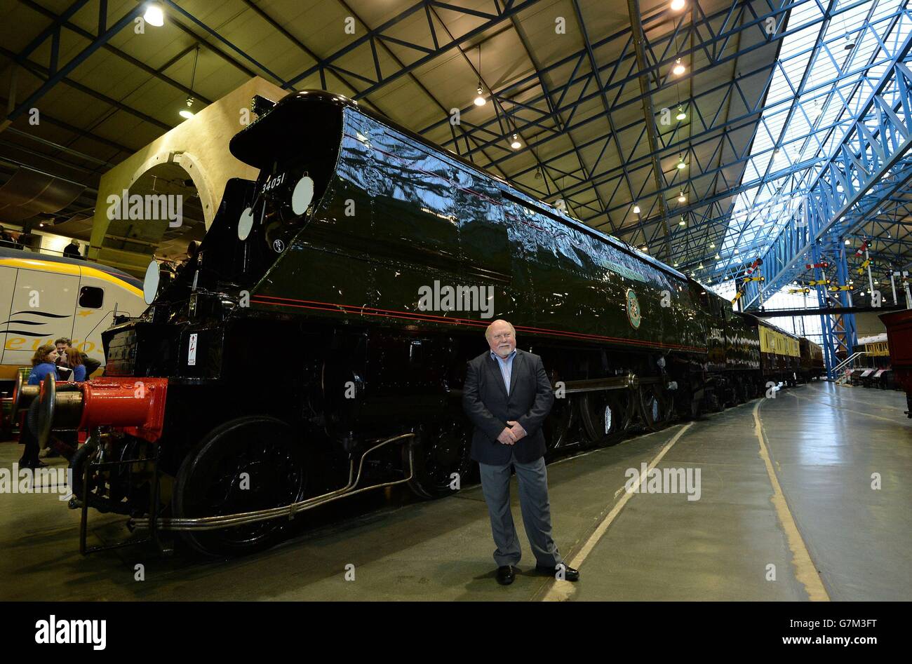 Jim Lester, the fireman who worked on board the footplate of the ...