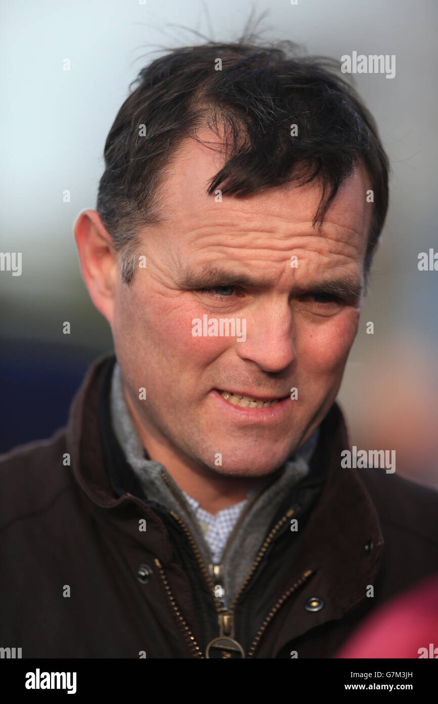 Trainer Evan Williams at Ludlow Racecourse, Shropshire Stock Photo - Alamy