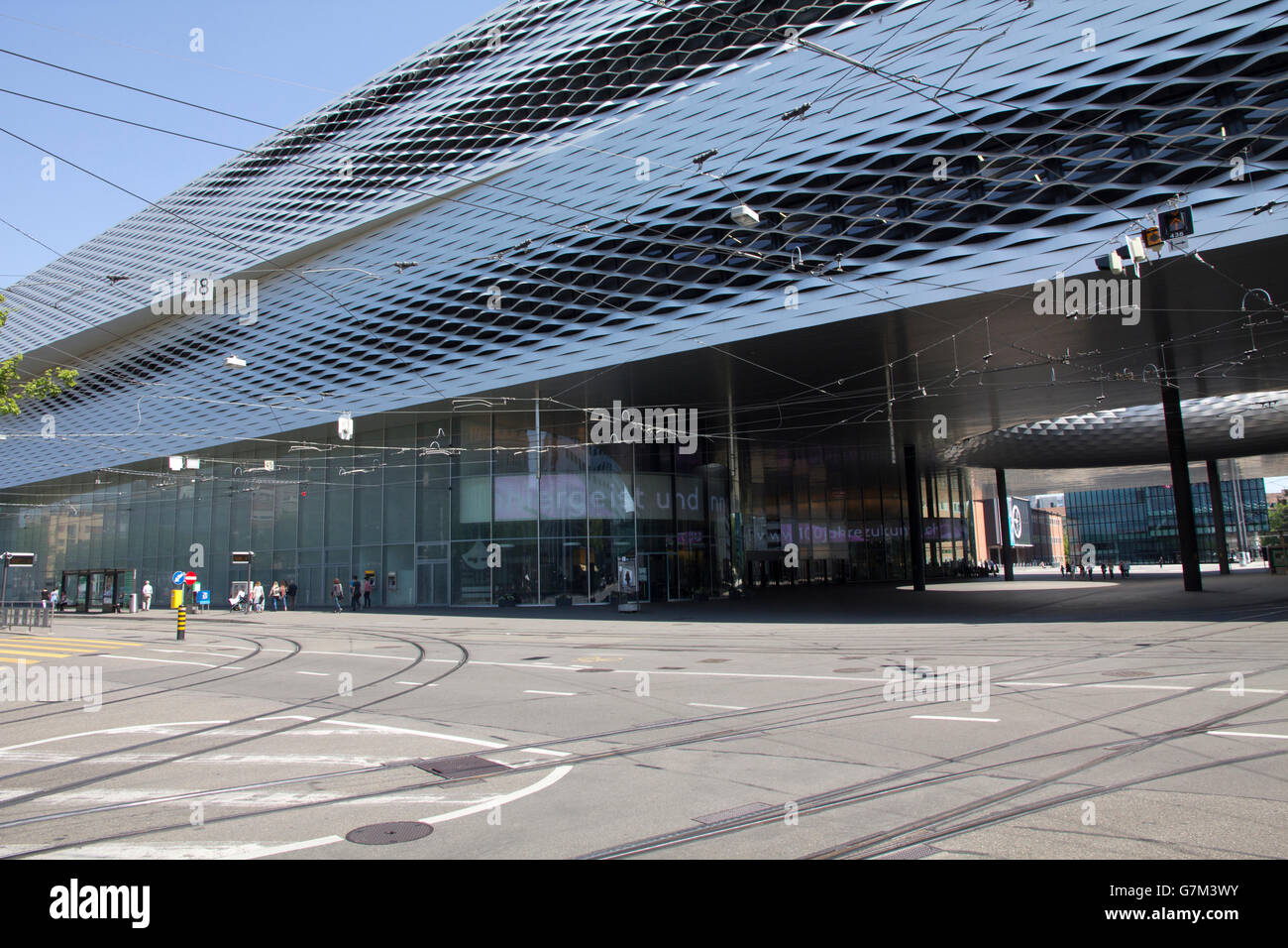 The new Messe Basel trade fair building and exhibition centre is one of ...