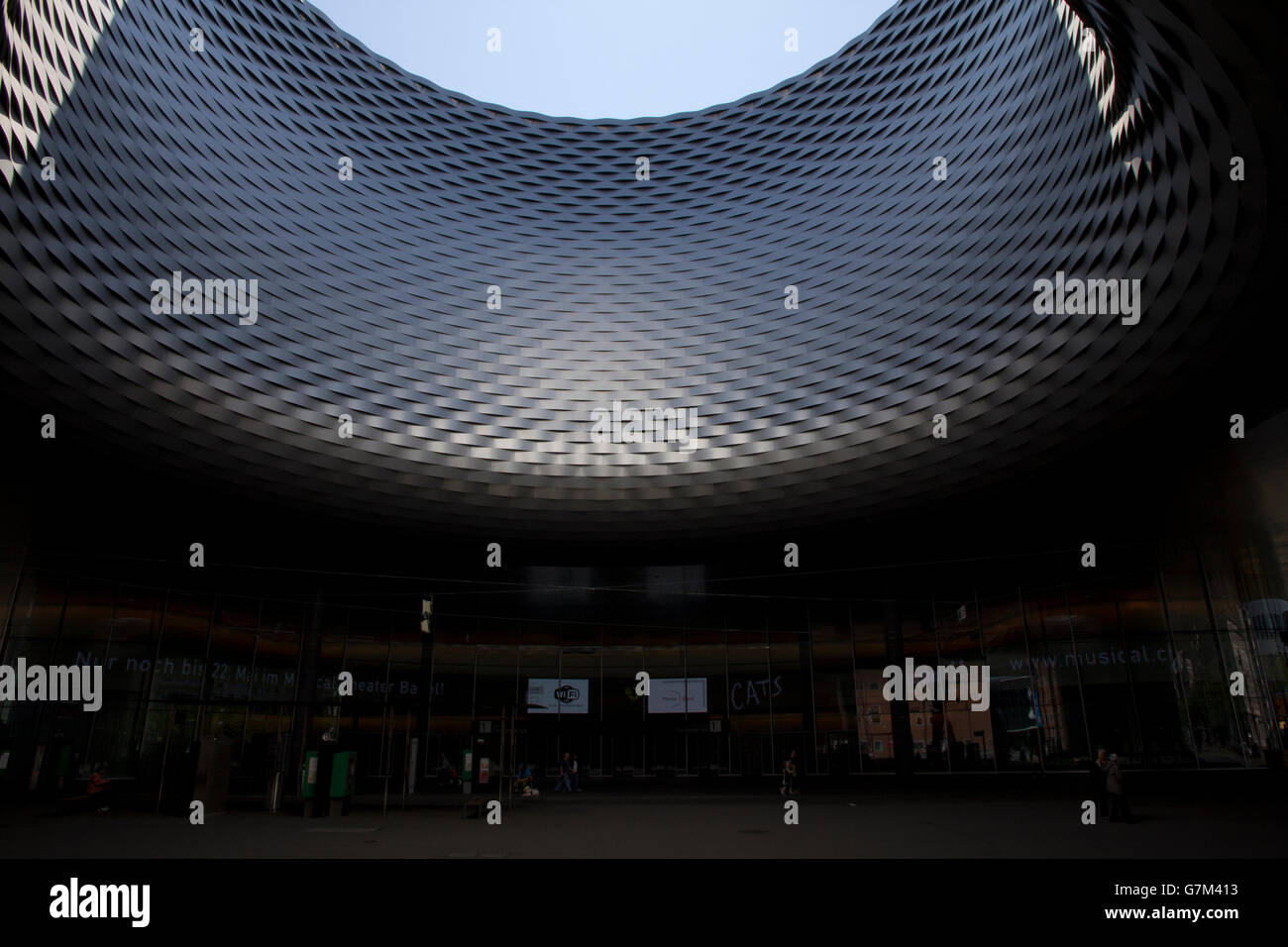 The new Messe Basel trade fair building and exhibition center is one of ...