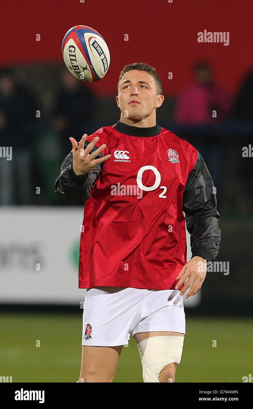 England Saxons' Sam Burgess before the International Friendly match at ...