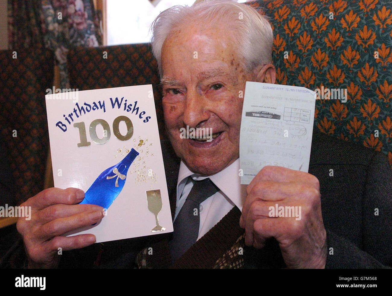 Arthur Best - 100th birthday - Worthen Stock Photo - Alamy