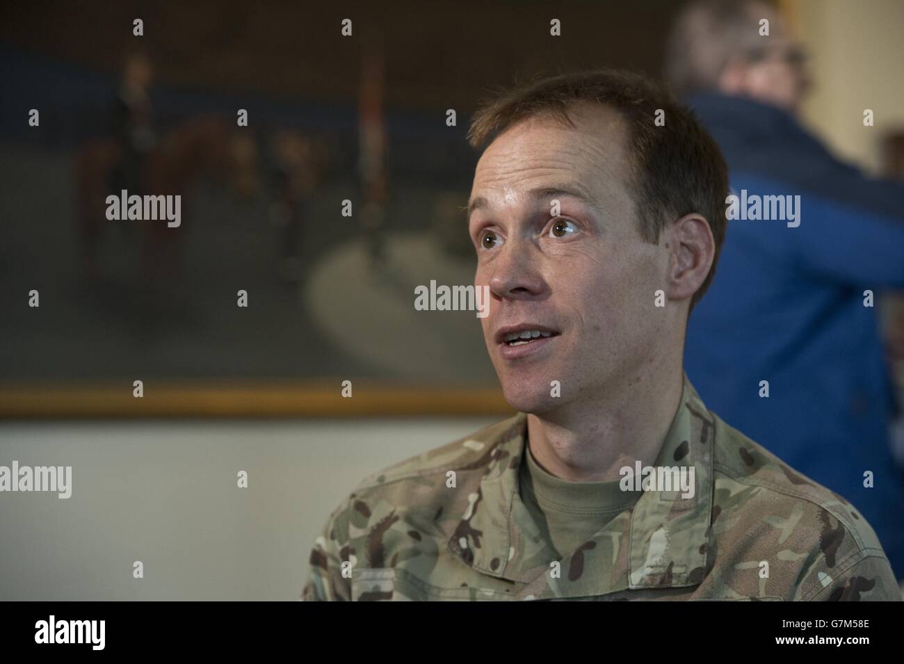 Major nick colquhoun from the royal scots borderers hi-res stock ...
