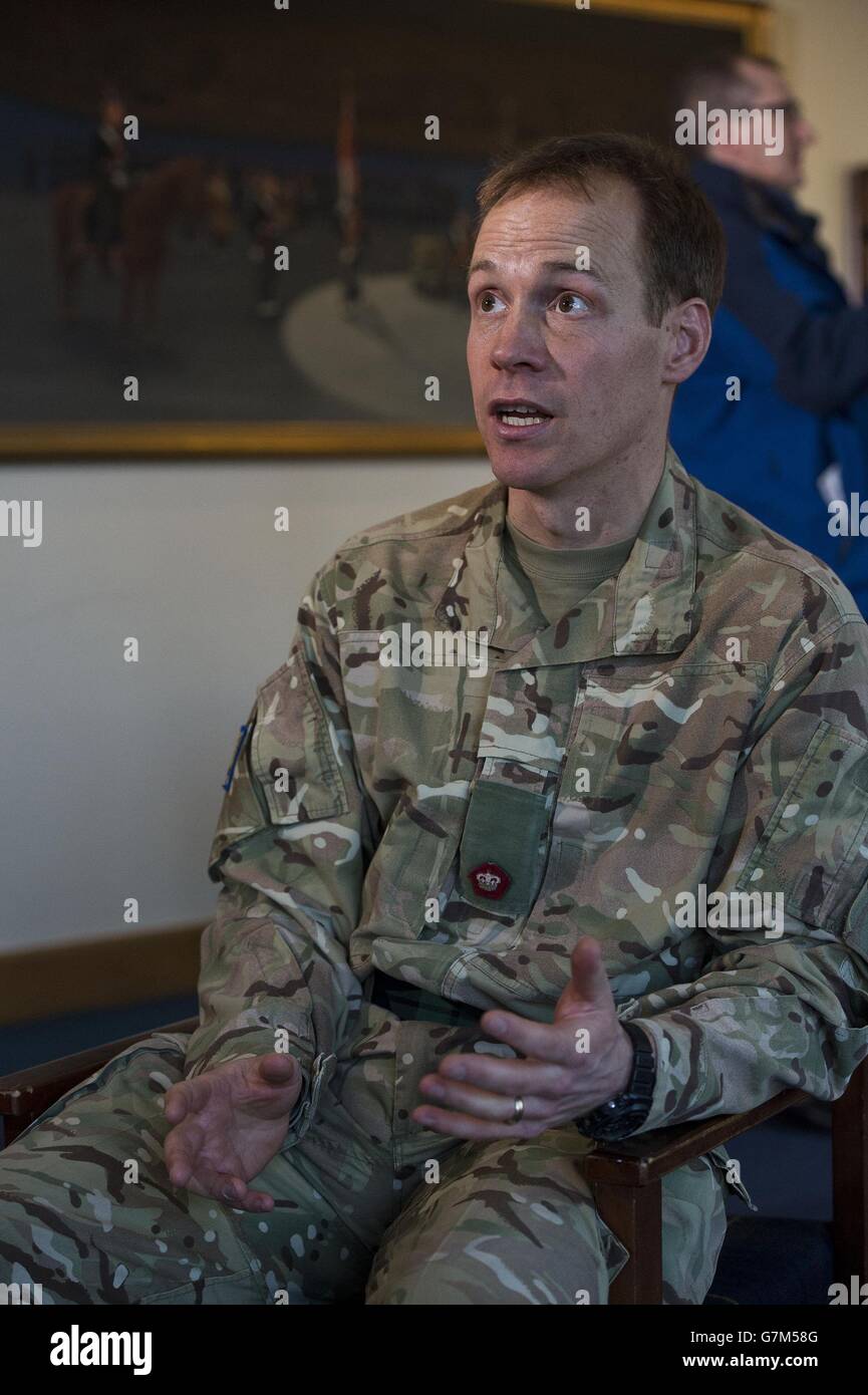 Major nick colquhoun from the royal scots borderers hi-res stock ...