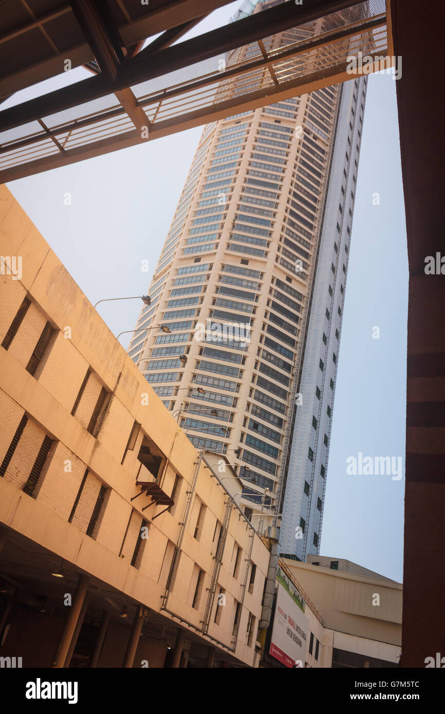 View of the komtar building in penang malaysia under a bridge Stock ...