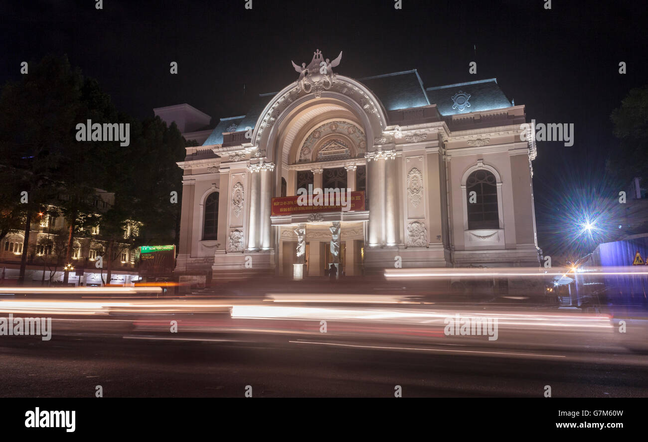 Saigon opera house Stock Photo - Alamy