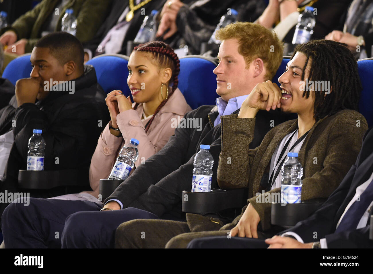 Prince Harry visit to Nottingham Stock Photo - Alamy