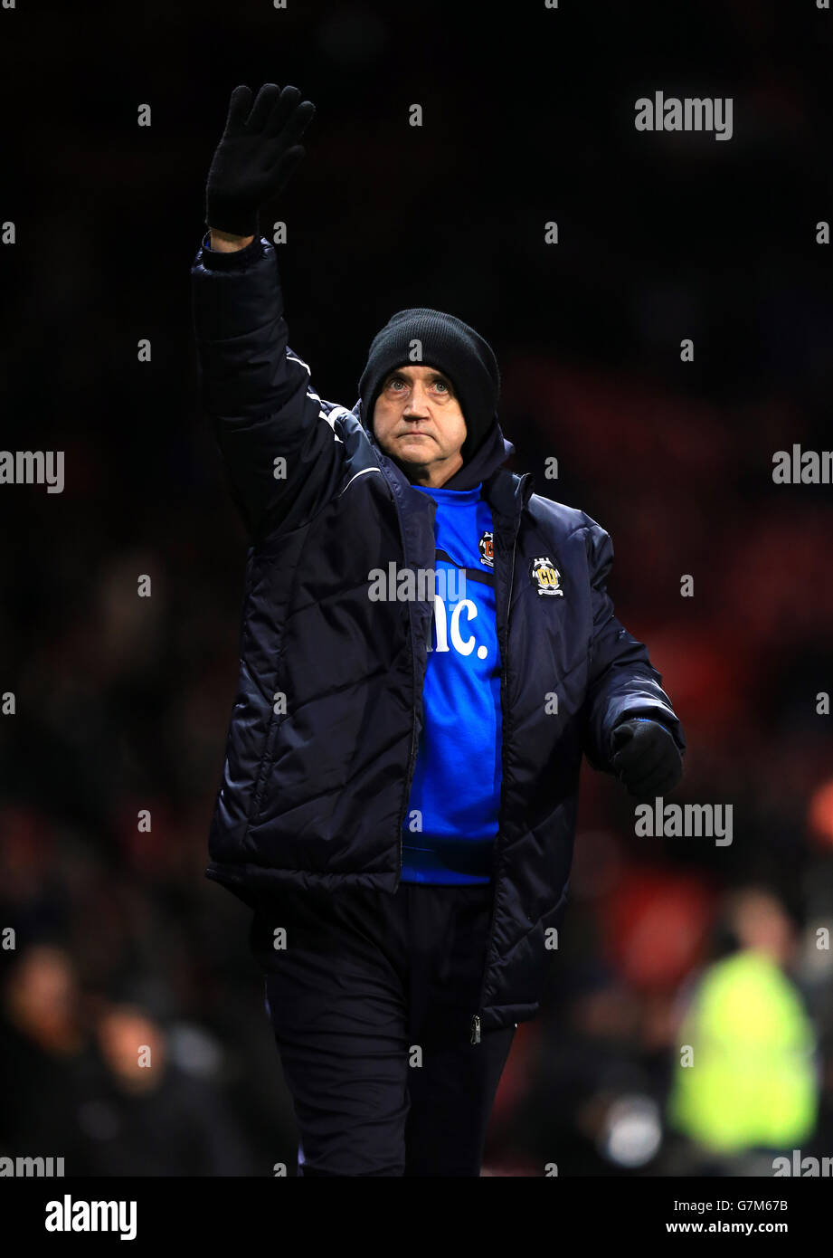Cambridge United's manager Richard Money after the game Stock Photo - Alamy