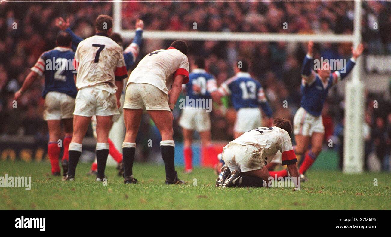 Five Nations Rugby Union ... England v France Stock Photo - Alamy