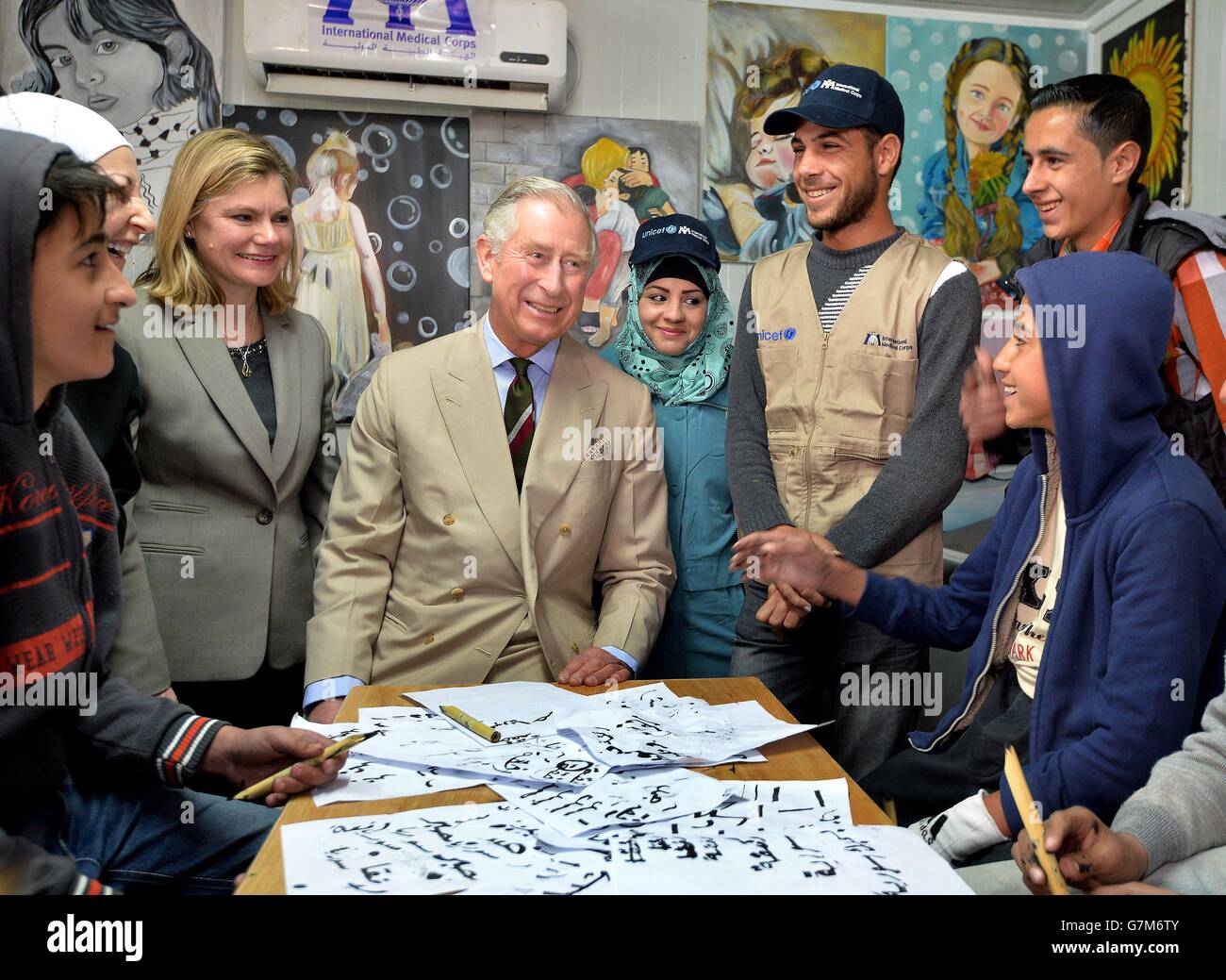 Zaatari classroom hi-res stock photography and images - Alamy