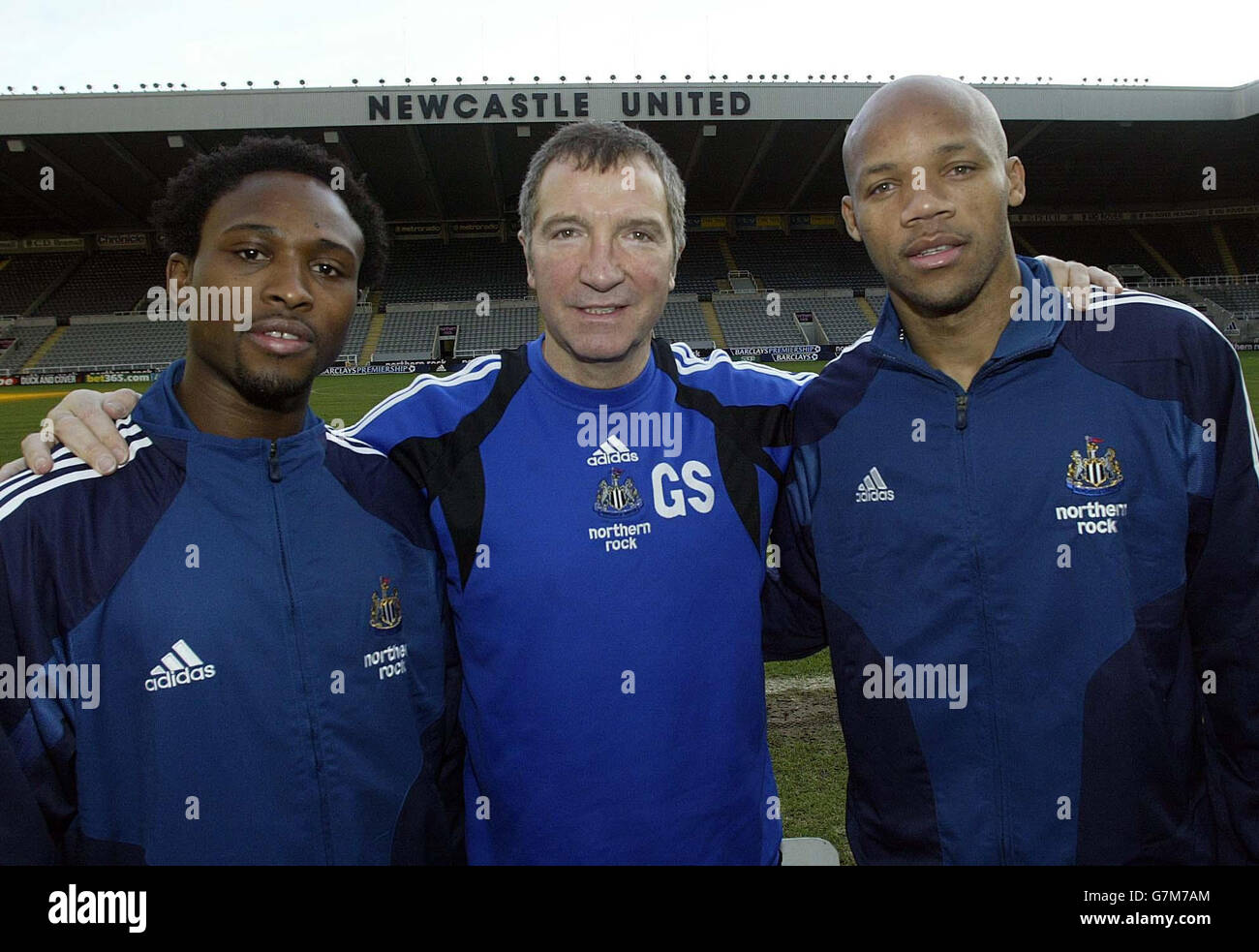 Graham Souness welcomes new signings at St James Park Stock Photo - Alamy