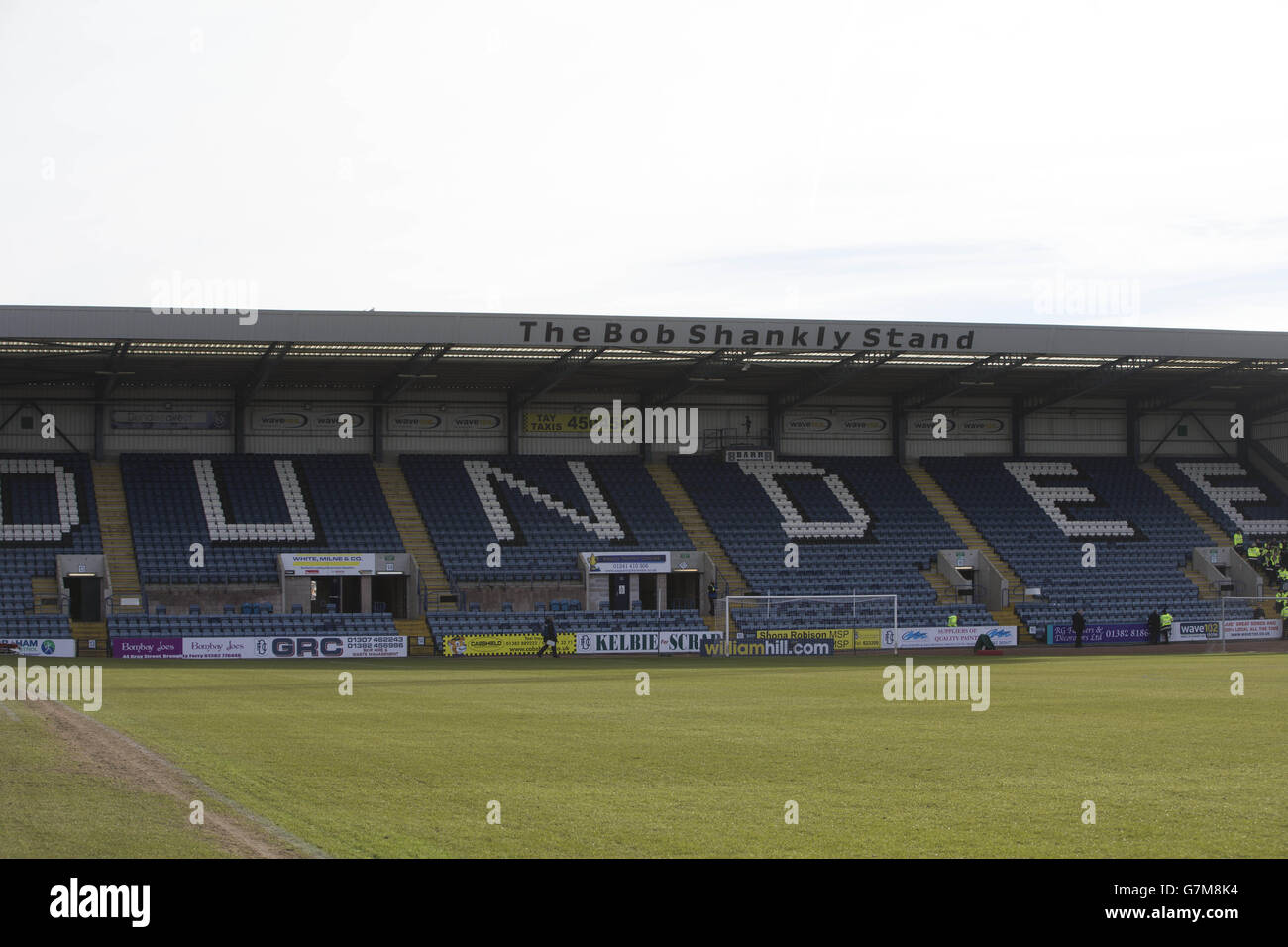 Dundee v celtic 2015 gv general view bob shankly stand hi-res stock ...