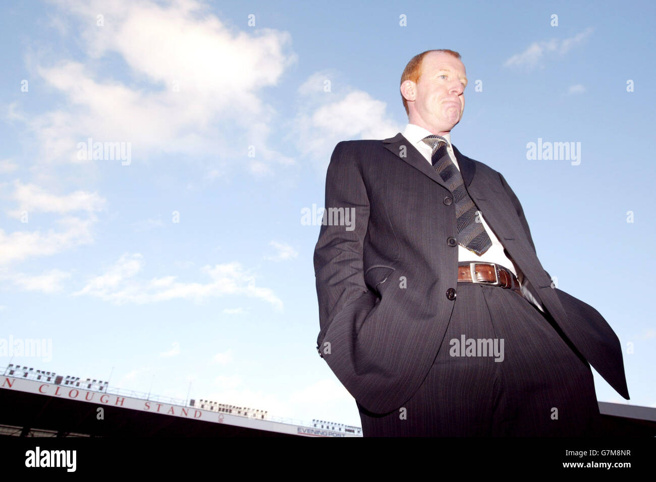 New nottingham forest manager gary megson speaks to the press hi-res ...