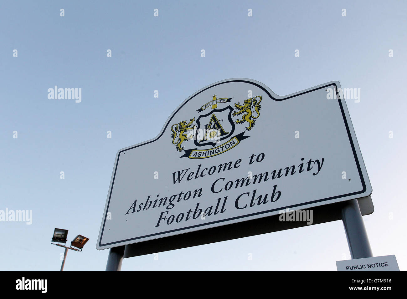 Soccer - Northern League Division One - Ashington AFC v Bishop Auckland ...