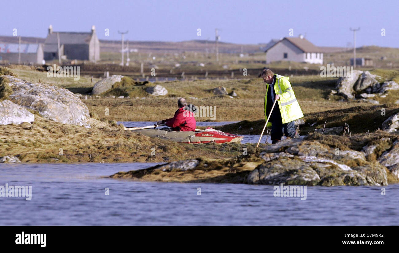 Severe weather - Isle of South Uist Stock Photo - Alamy
