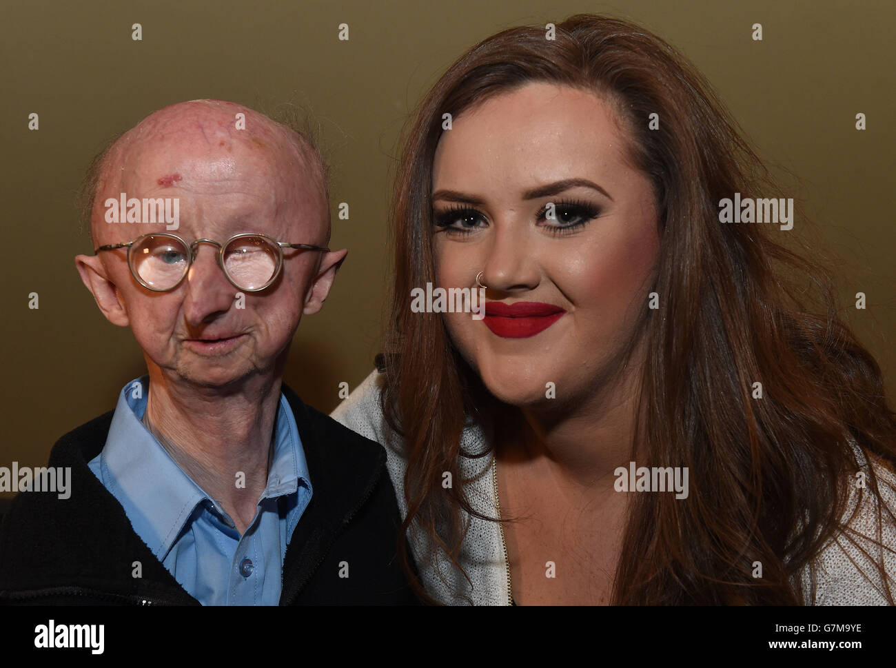 Alan Barnes mugging Stock Photo - Alamy