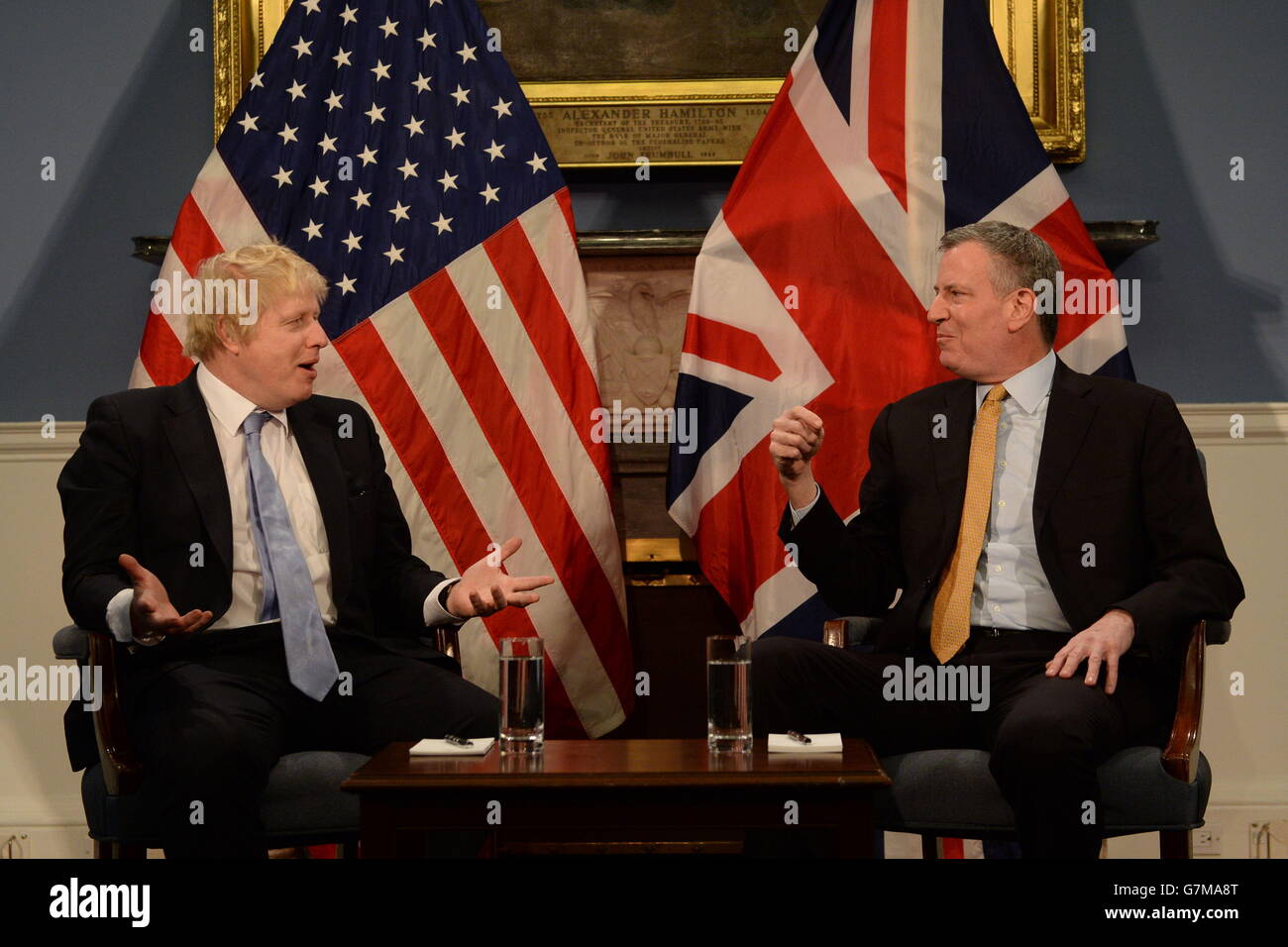 Boris Johnson visit to the USA - Day 6 Stock Photo - Alamy