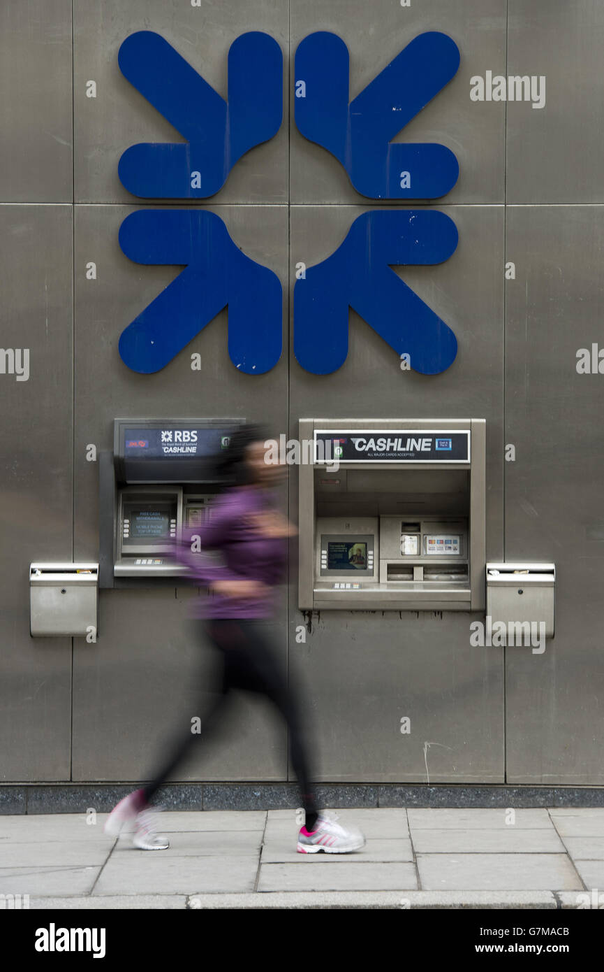 Royal bank of scotland cash machines hi-res stock photography and ...