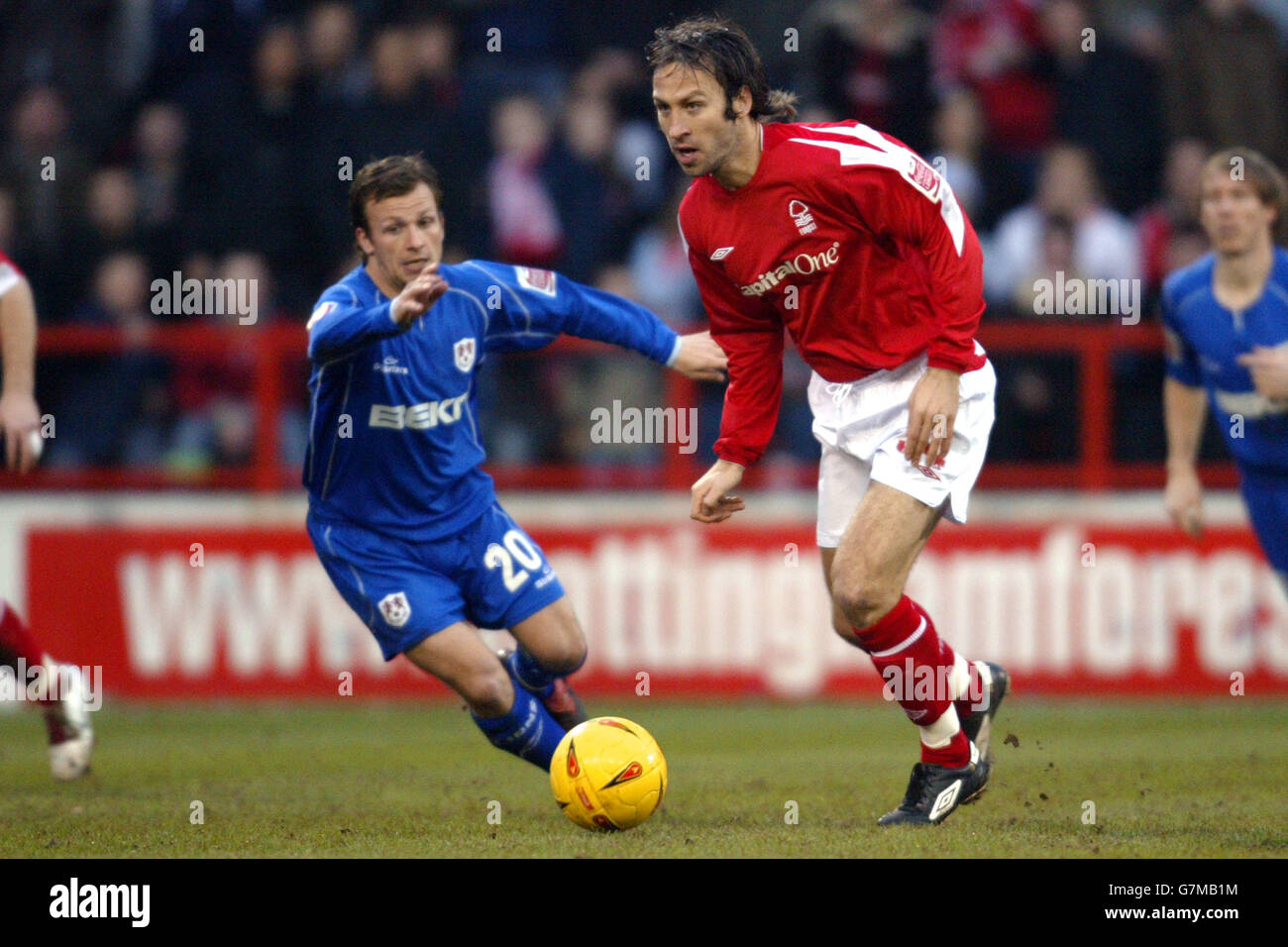 L r millwalls jody morris and nottingham forests gregor robertson hi ...