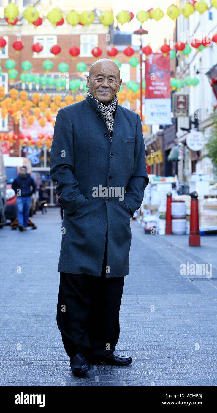 Ken Home launches Chinese New Year. Ken Hom visits London's Chinatown ...