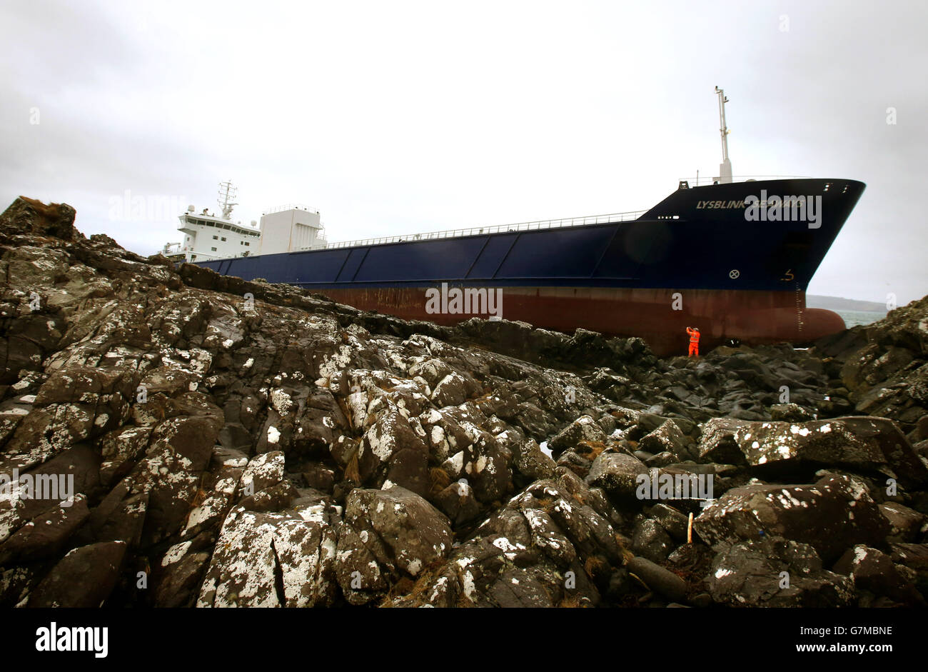 Container ship runs aground hi-res stock photography and images - Alamy